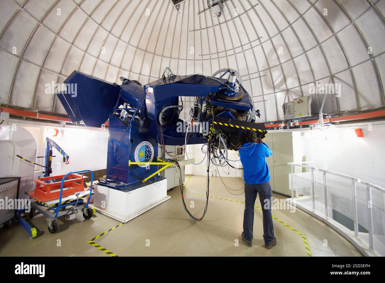 The IAC-80 Telescope, Observatorio del Teide, Tenerife, Canary Islands ...