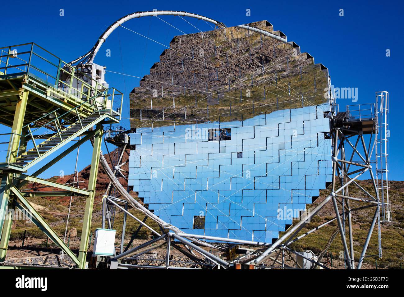 The MAGIC Telescopes, Roque de los Muchachos Observatory, La Palma ...
