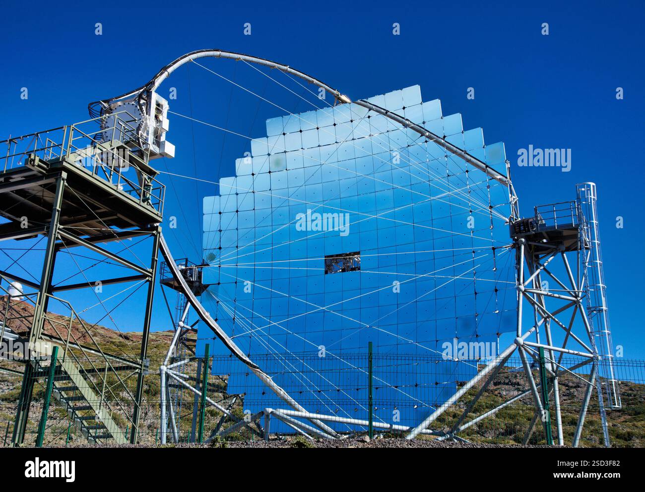 The MAGIC Telescopes, Roque de los Muchachos Observatory, La Palma ...