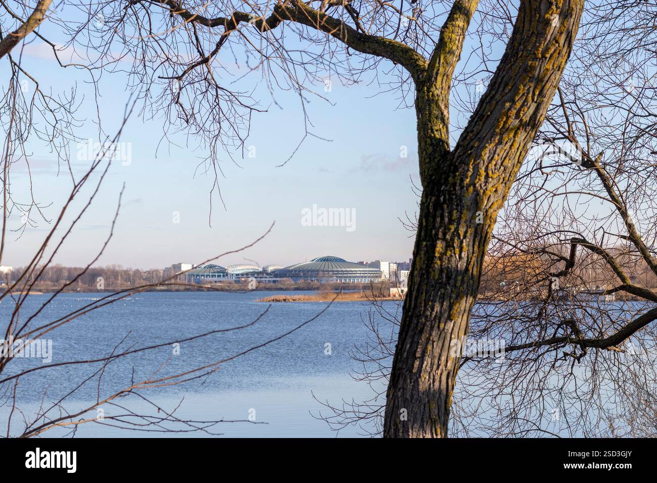 Shot of the multi purpose indoor sports arena, stadium Stock Photo - Alamy