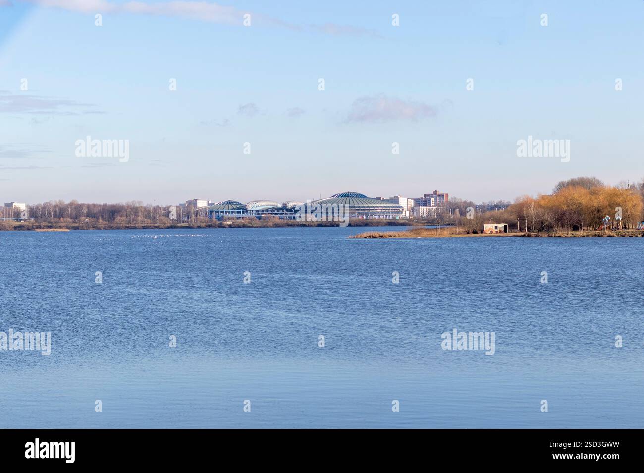 Shot of the multi purpose indoor sports arena, stadium Stock Photo - Alamy