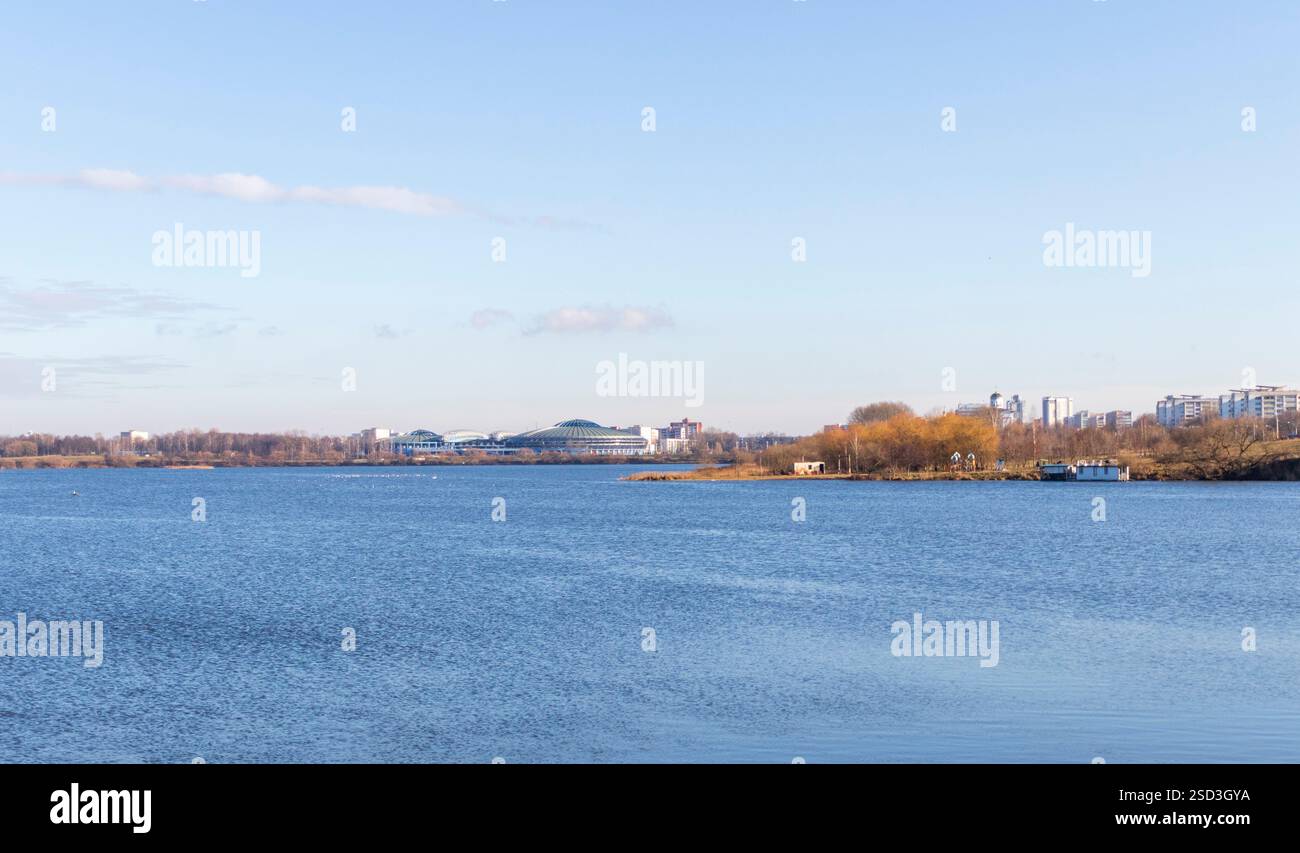 Shot of the multi purpose indoor sports arena, stadium Stock Photo - Alamy