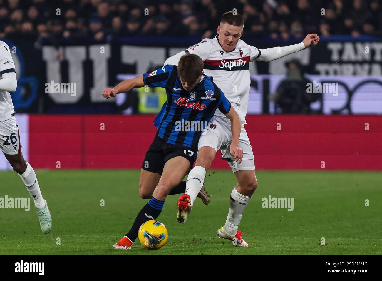 BERGAMO, ITALY - FEBRUARY 4: Atalanta's Charles De Ketelaere Bologna's ...
