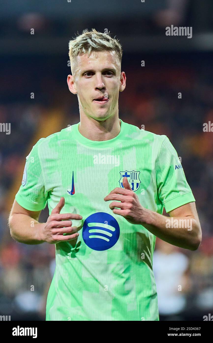 Valencia, Spain. 07th Feb, 2025. VALENCIA, SPAIN - FEBRUARY 6: Dani ...