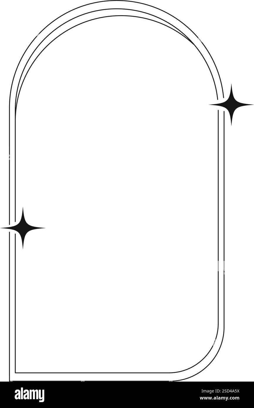 monochrome frame linear border Stock Vector Image & Art - Alamy