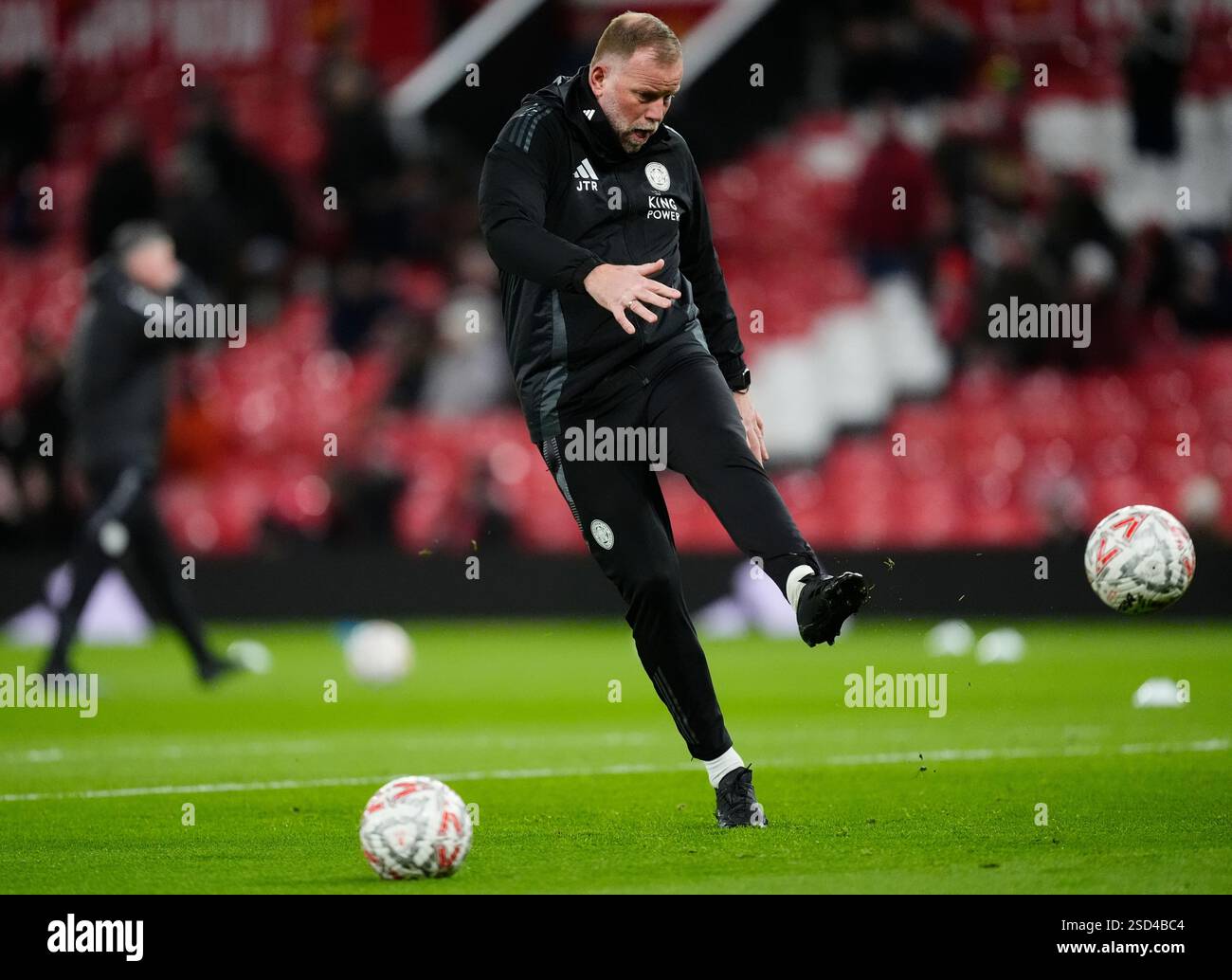 Leicester City first-team coach Jelle ten Rouwelaar before the Emirates ...