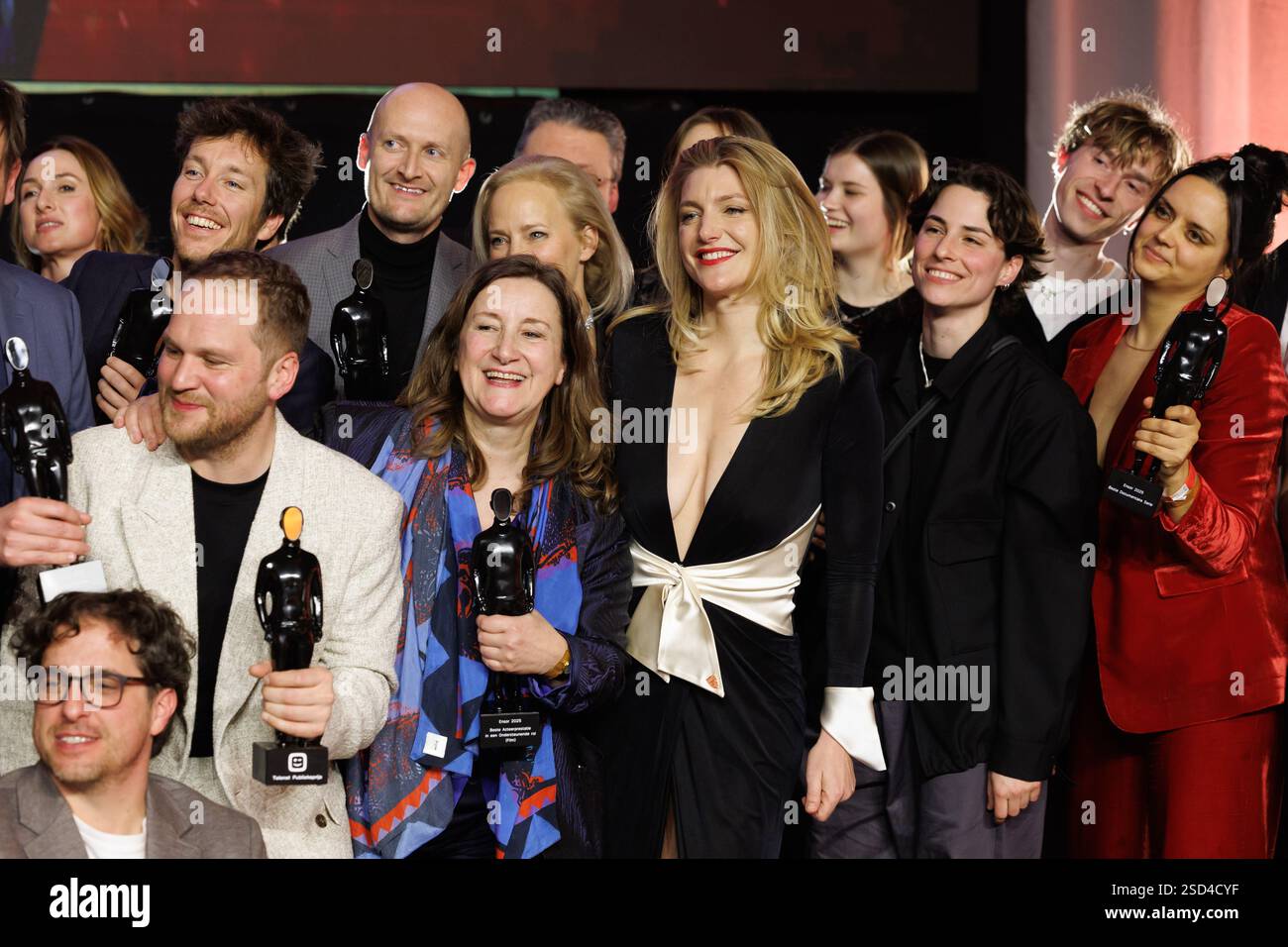 Oostende, Belgium. 07th Feb, 2025. Ensor winners celebrated on the ...