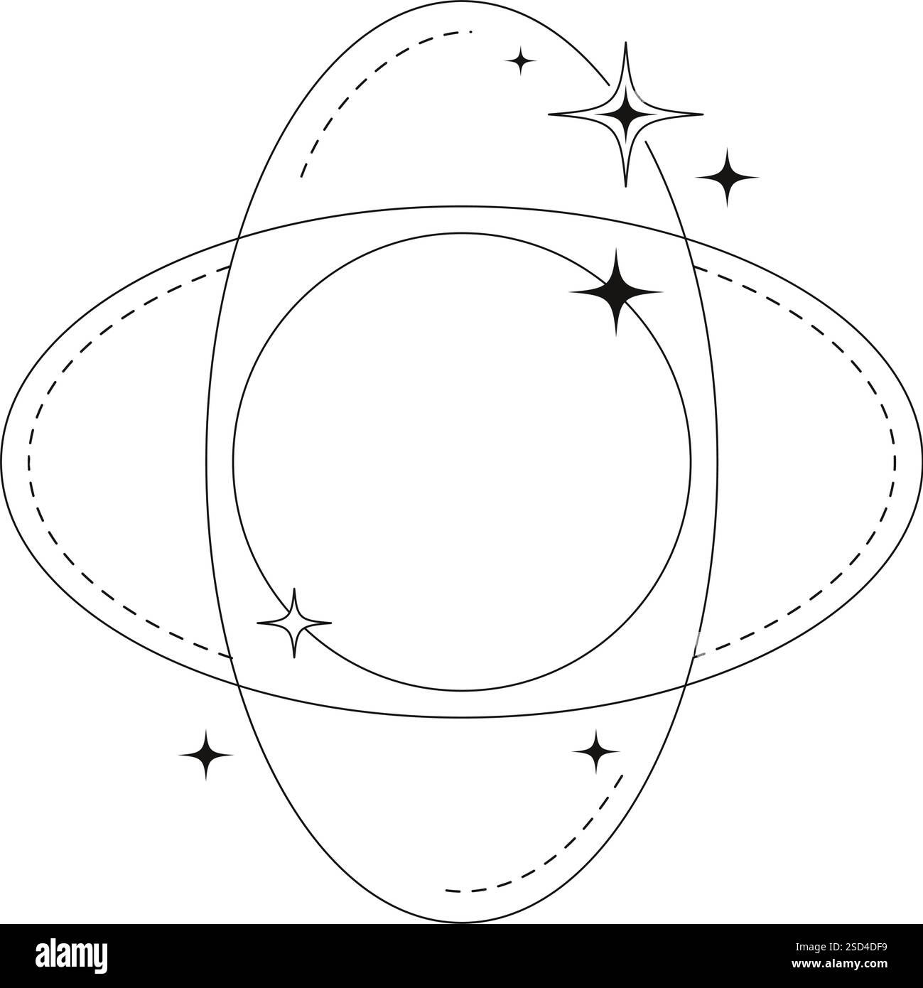 monochrome frame line style Stock Vector Image & Art - Alamy