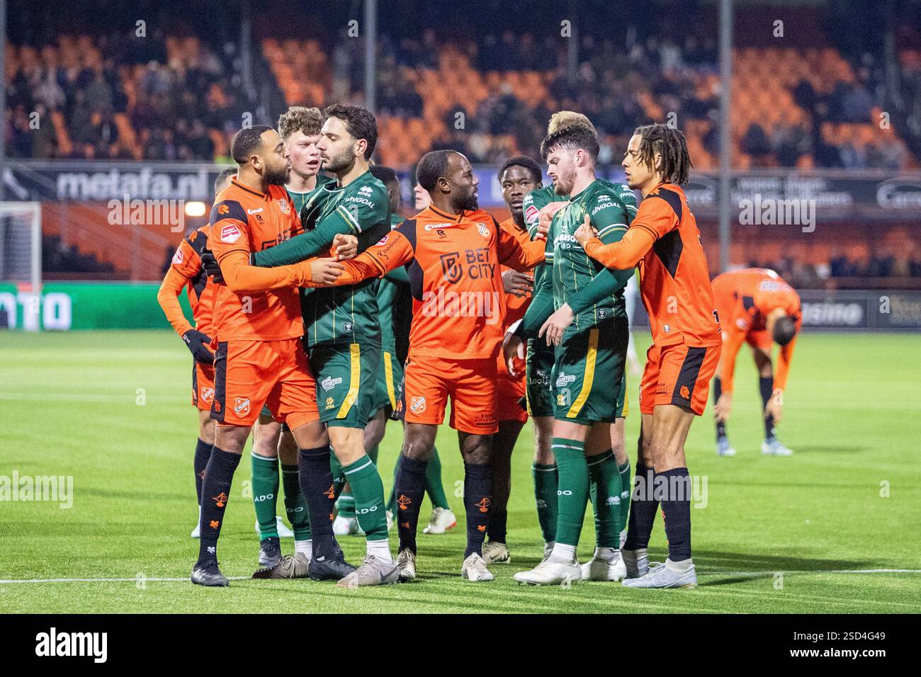 VOLENDAM - 07-02-2025, KRAS Stadium. Keukenkampioen divisie, season 2024-2025. during the match ...