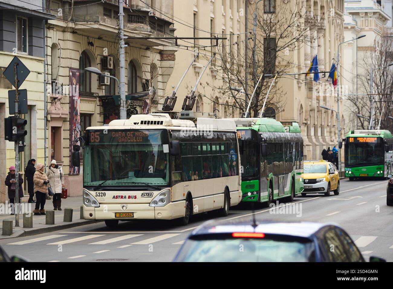 Bucharest, Romania. 7th Feb, 2025: Bucharest Transport Society ...