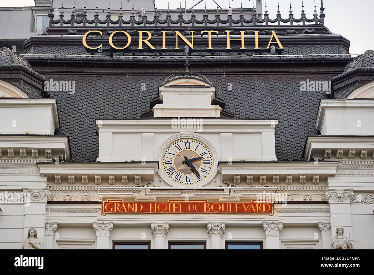 Bucharest, Romania. 7th Feb, 2025: Corinthia Grand Hotel Du Boulevard ...