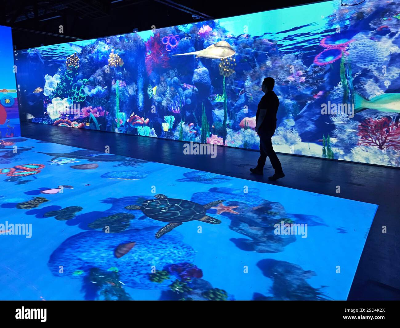 Mexico City, Mexico - Feb 28 2024: Inside the Barco Utopia in ...