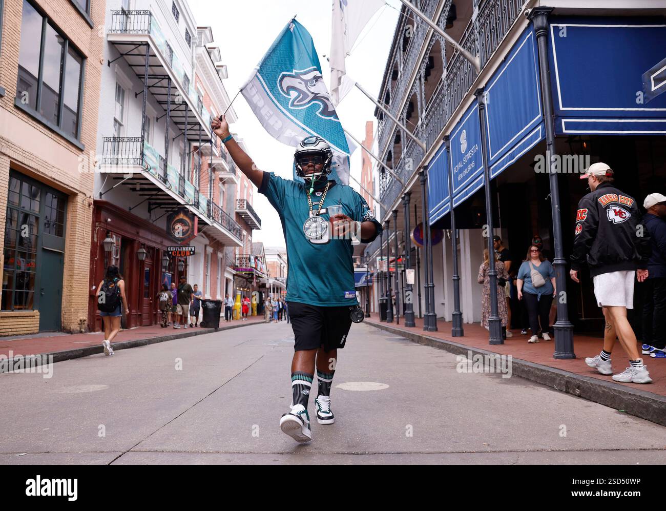 New orleans super bowl lix hi-res stock photography and images - Alamy