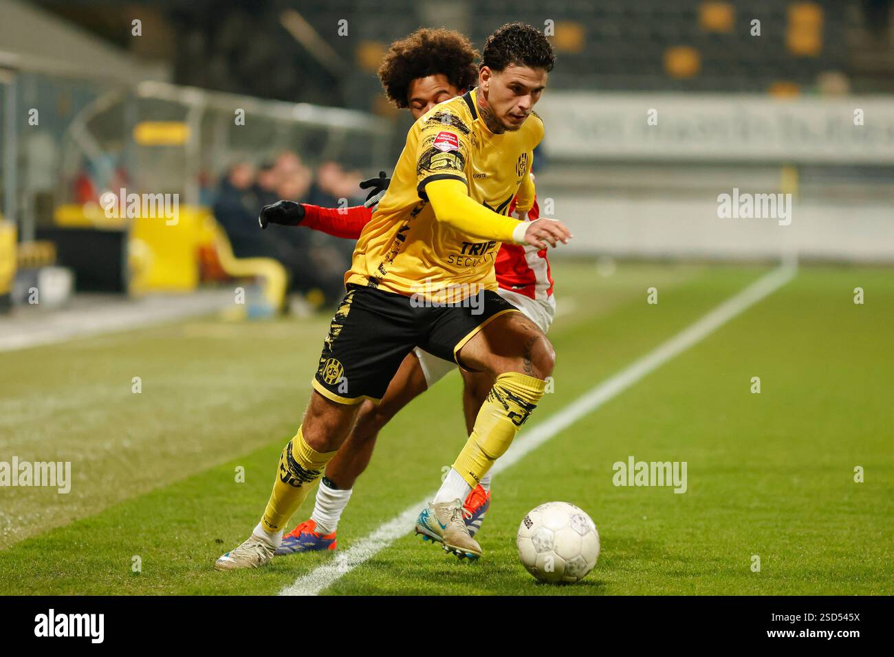 KERKRADE, NETHERLANDS - FEBRUARY 7: Tiago Çukur of Roda JC battles for ...