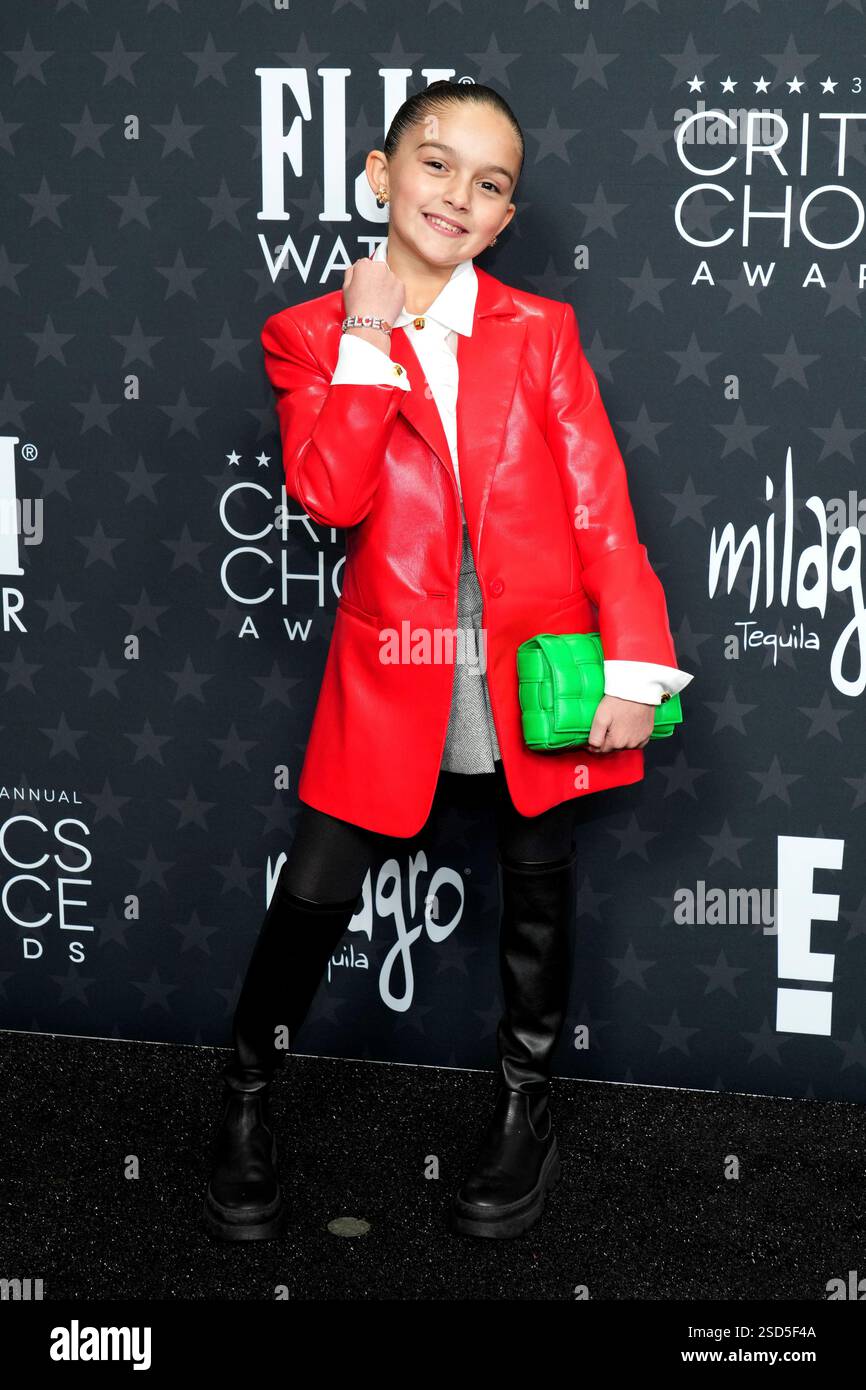 Taylen Biggs arrives at the 30th Critics Choice Awards on Friday, Feb ...