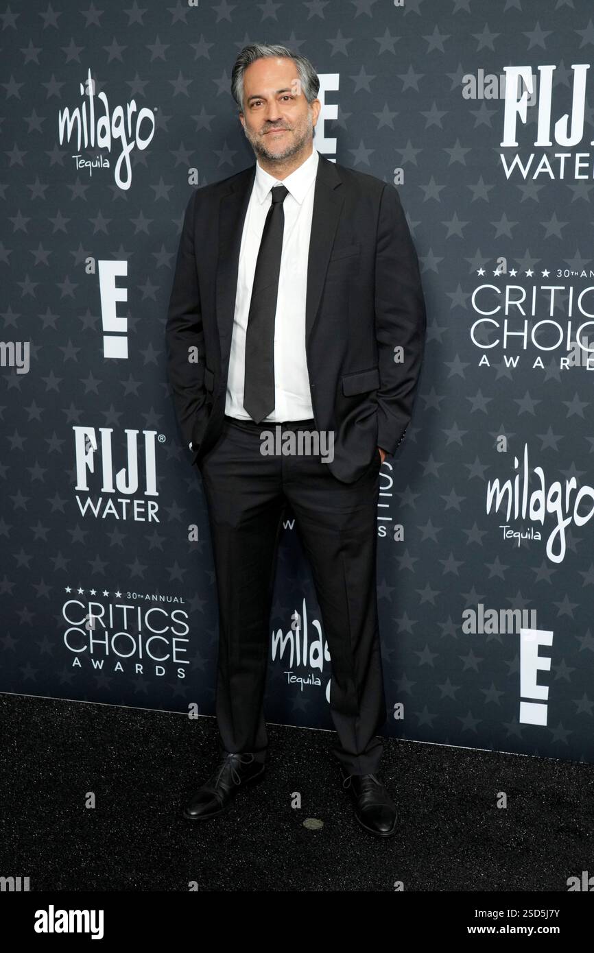 Eric Ledgin arrives at the 30th Critics Choice Awards on Friday, Feb. 7 ...
