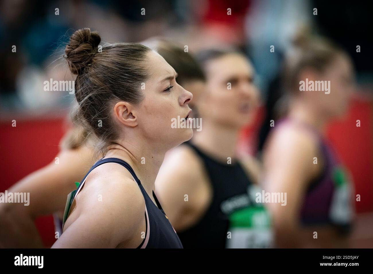 L?ckenkemper, Gina (GER) vor dem Start; init Indoor Meeting Karlsruhe ...