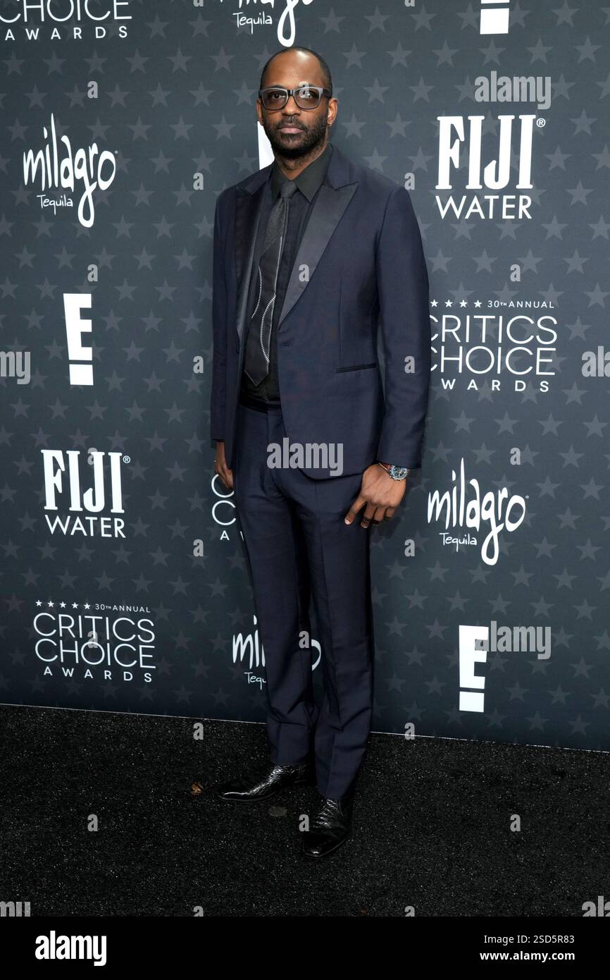 RaMell Ross arrives at the 30th Critics Choice Awards on Friday, Feb. 7 ...