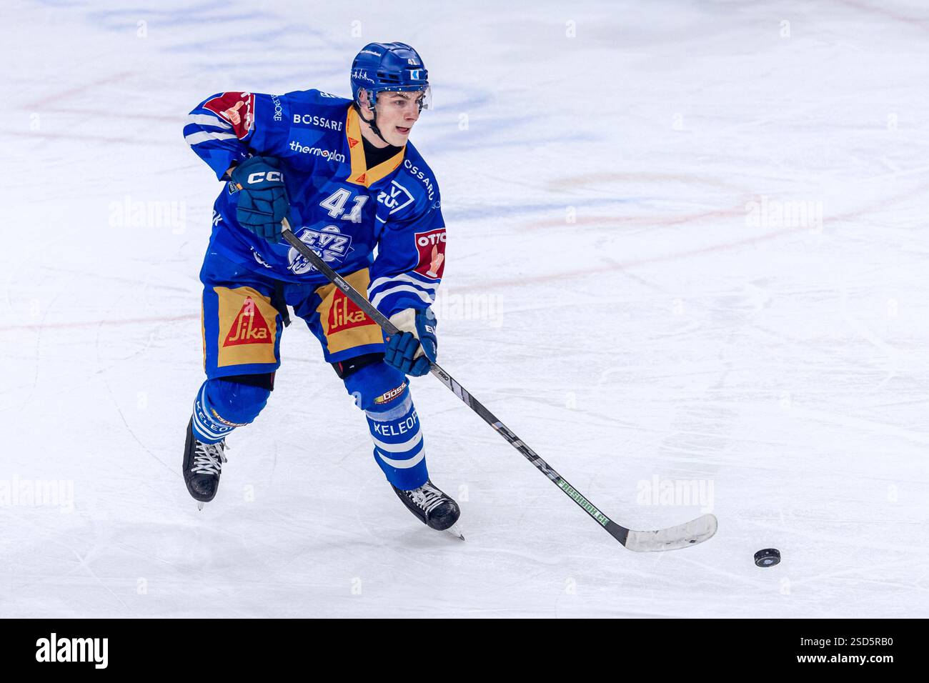Leon Muggli #41 (EV Zug) - 15.01.2025 - National League, Regular Season ...