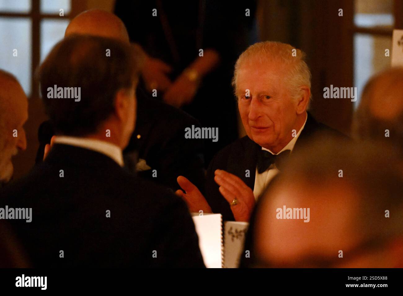 King Charles III during a dinner in celebration of Slow Food at King ...