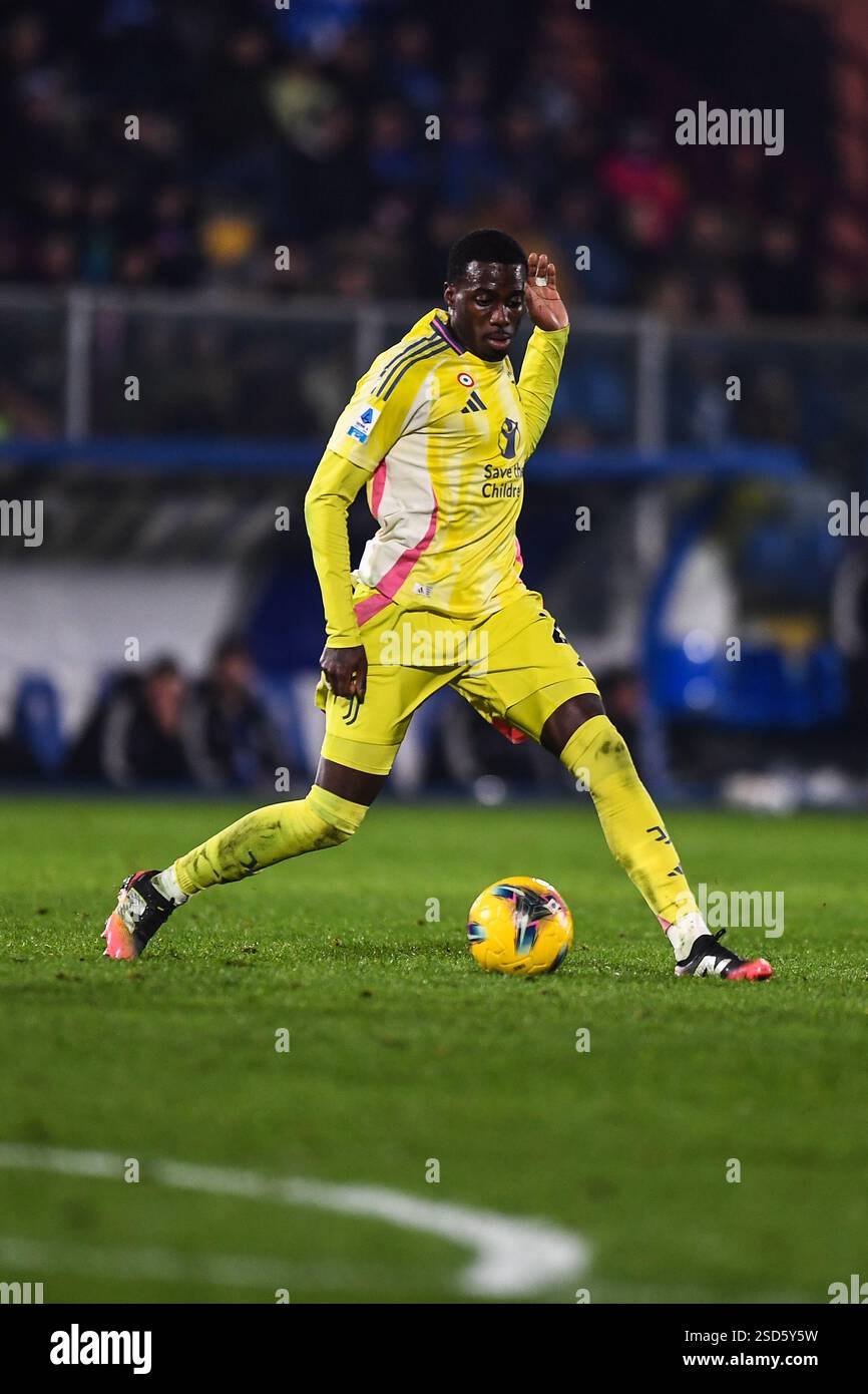 Turin, Italia. 07th Feb, 2025. Juventus' Timothy Weah during the Serie ...