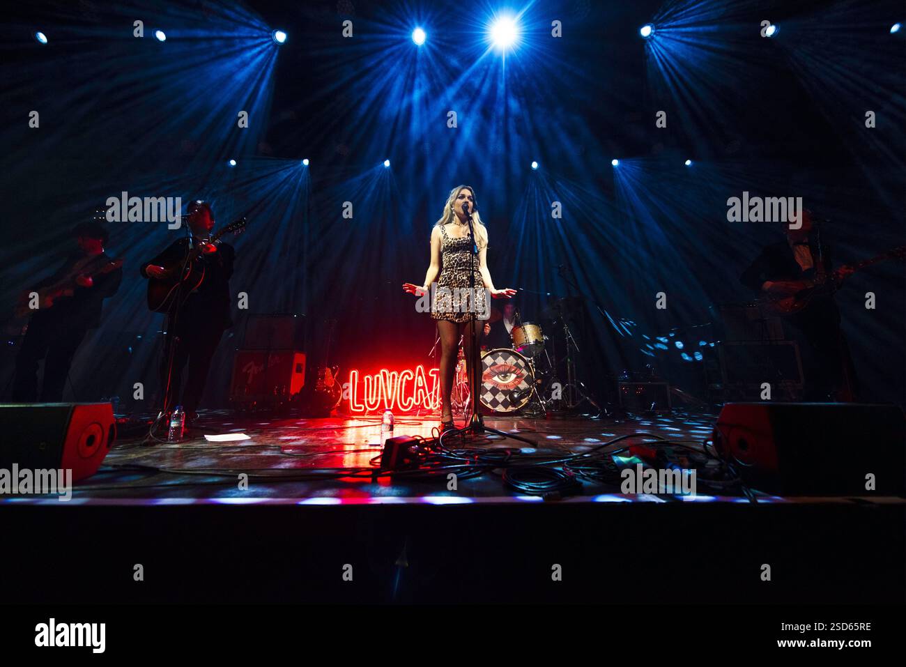 Luvcat, british band, performing live at the Columbiahalle in Berlin ...