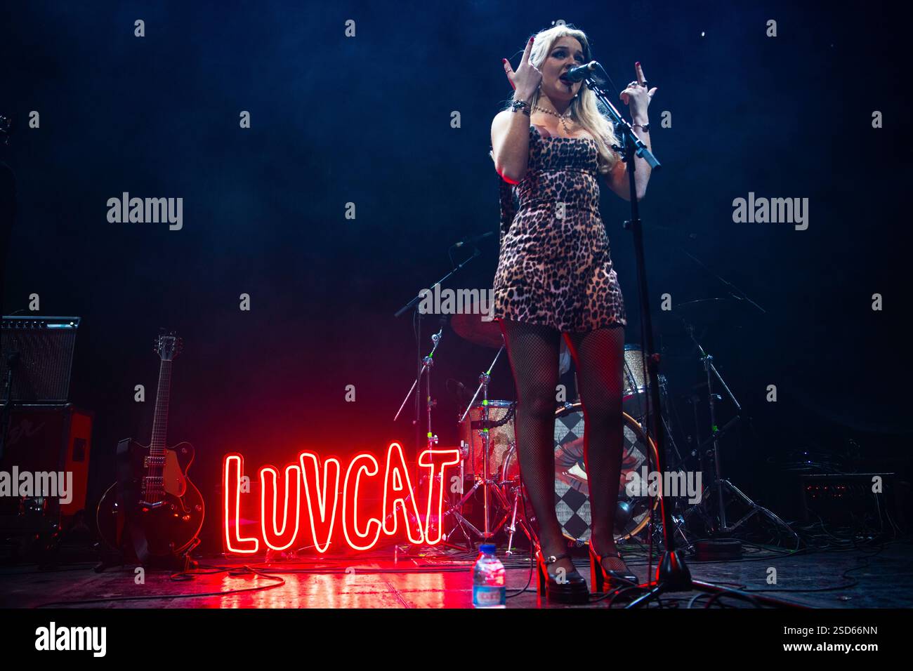 Luvcat, british band, performing live at the Columbiahalle in Berlin ...