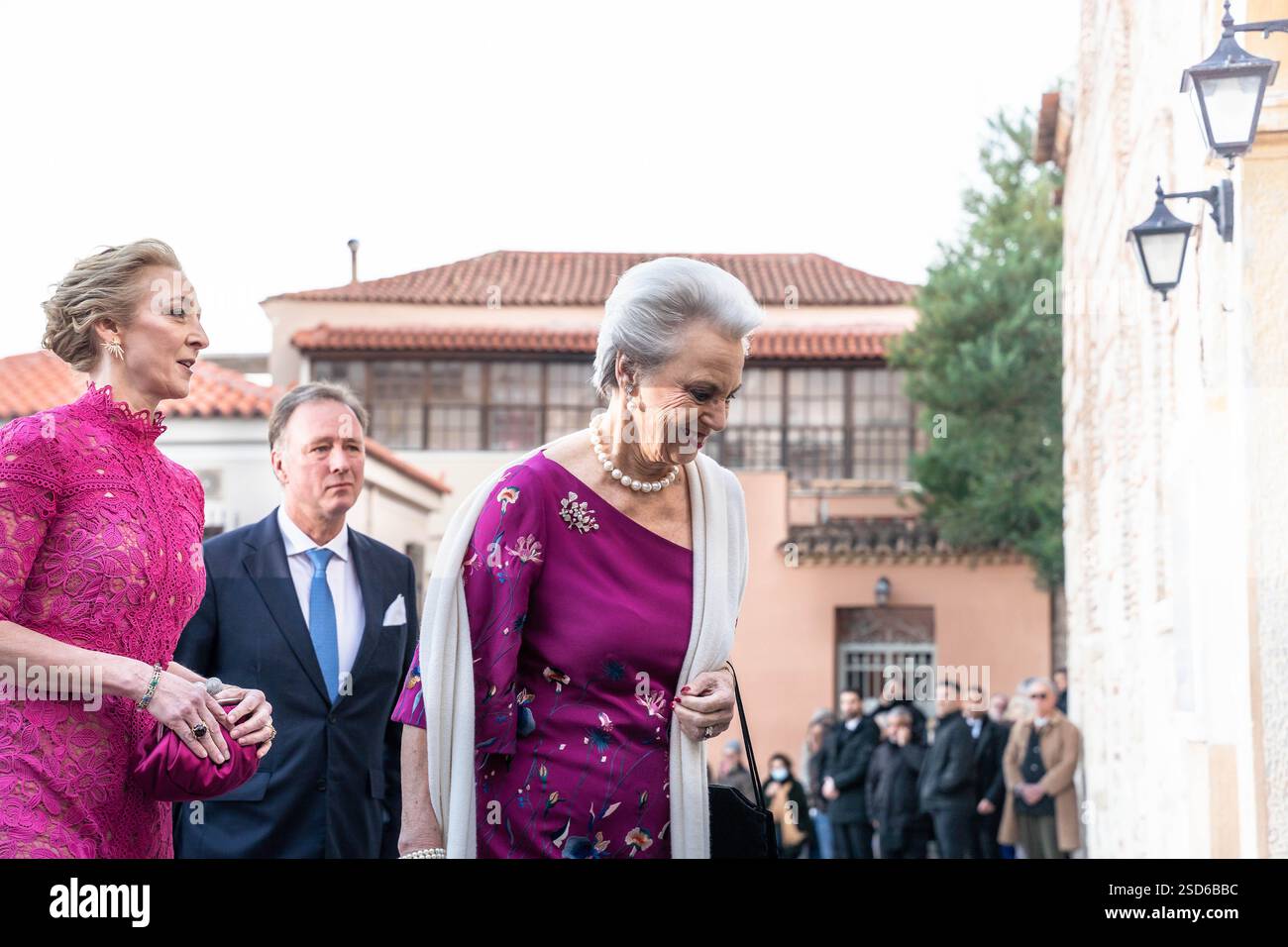 Athens, Greece. 07th Feb, 2025. Princess Benedikte of Denmark and her ...
