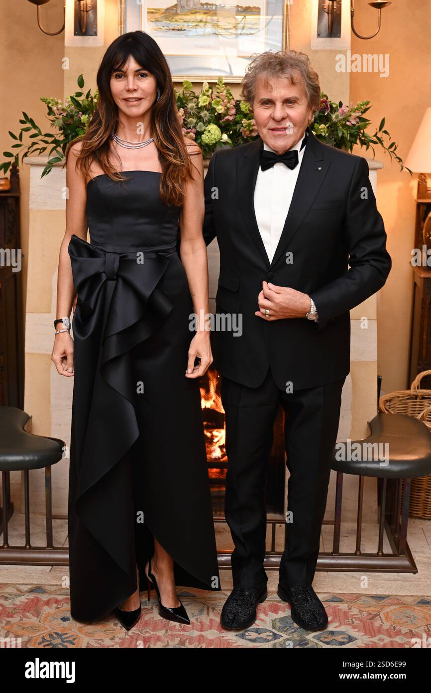 Arianna Alessi and Renzo Rosso attend a dinner in celebration of Slow ...