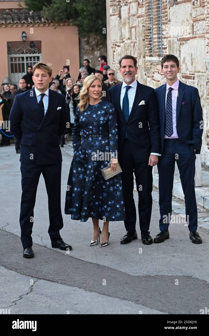 Royal wedding of Prince Nikolaos of Greece and Chrysi Vardinogianni in ...