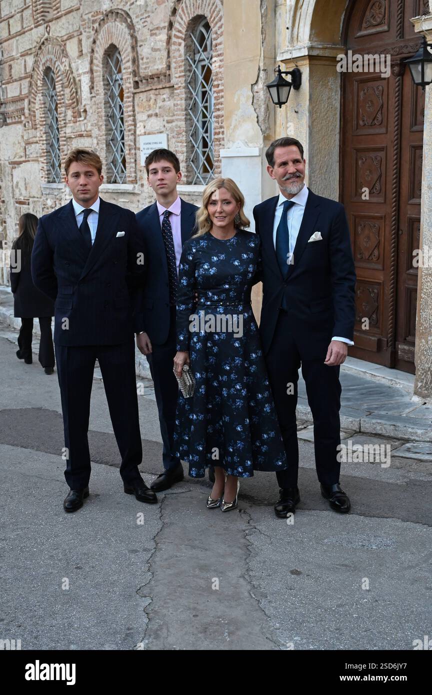 Royal wedding of Prince Nikolaos of Greece and Chrysi Vardinogianni in ...