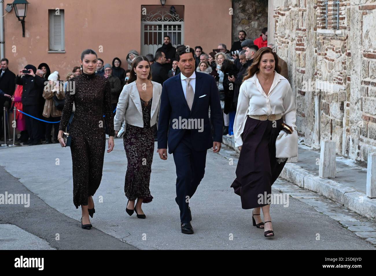 Royal wedding of Prince Nikolaos of Greece and Chrysi Vardinogianni in ...