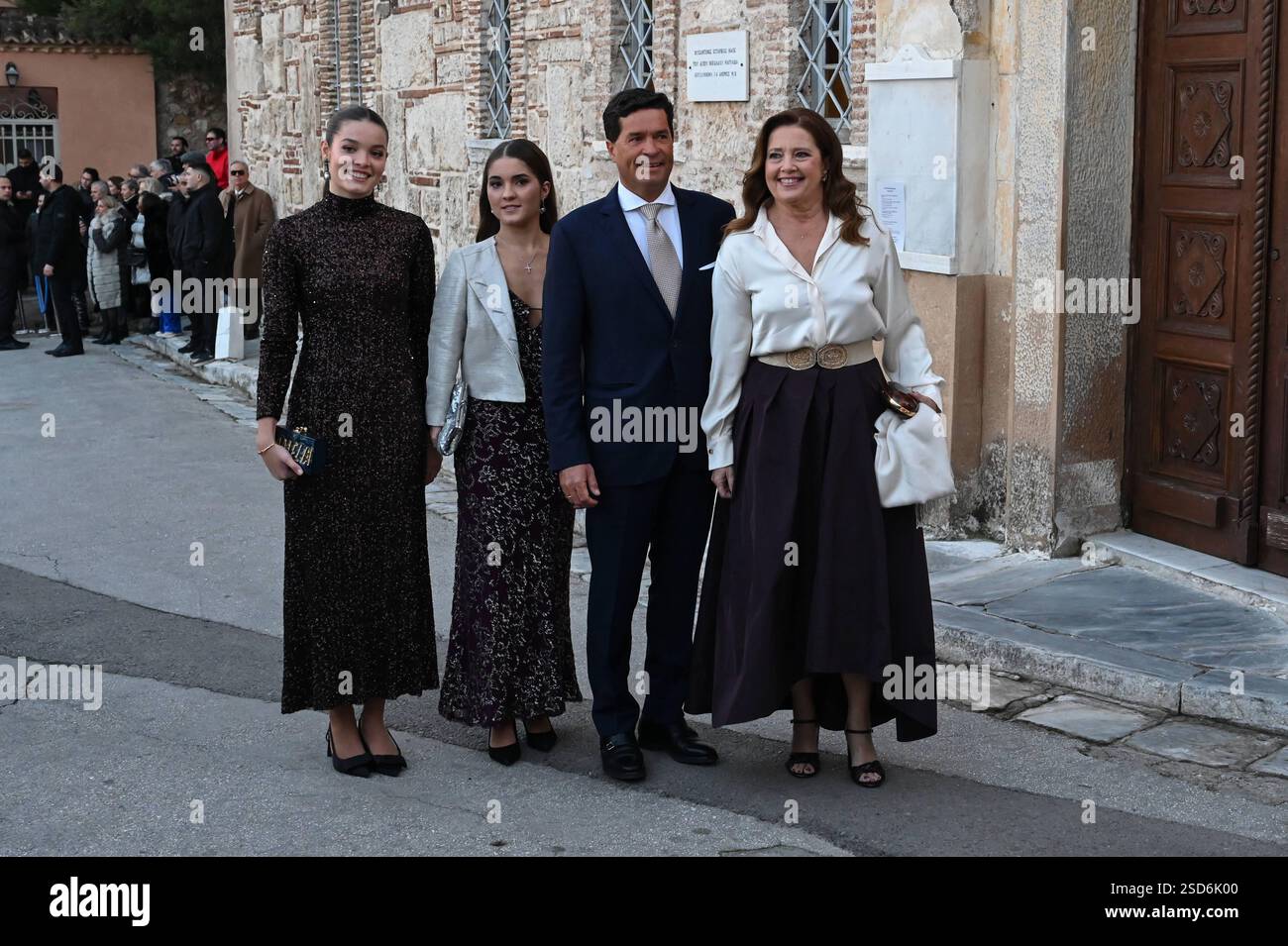 Royal wedding of Prince Nikolaos of Greece and Chrysi Vardinogianni in ...