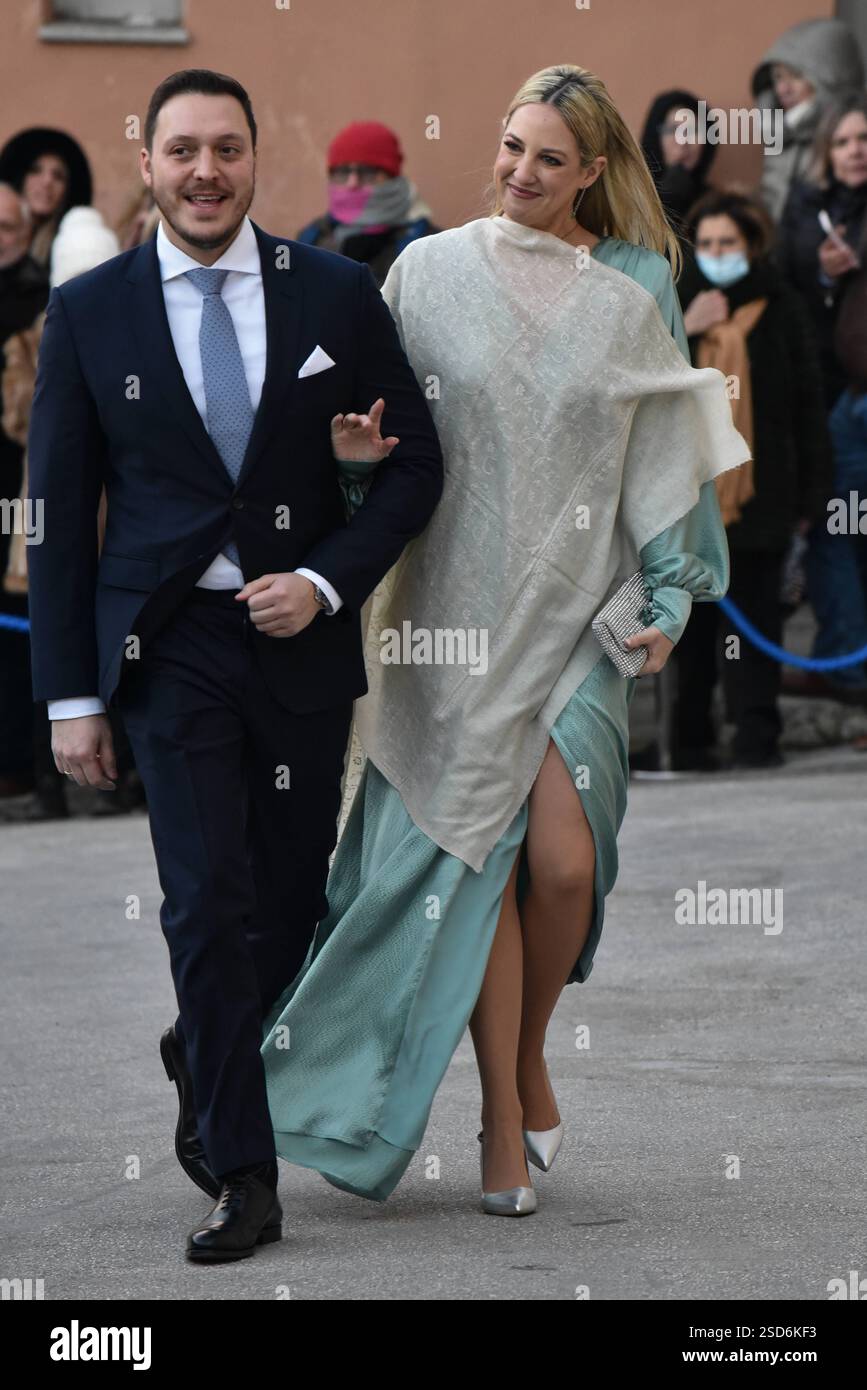 Royal wedding of Prince Nikolaos of Greece and Chrysi Vardinogianni in ...