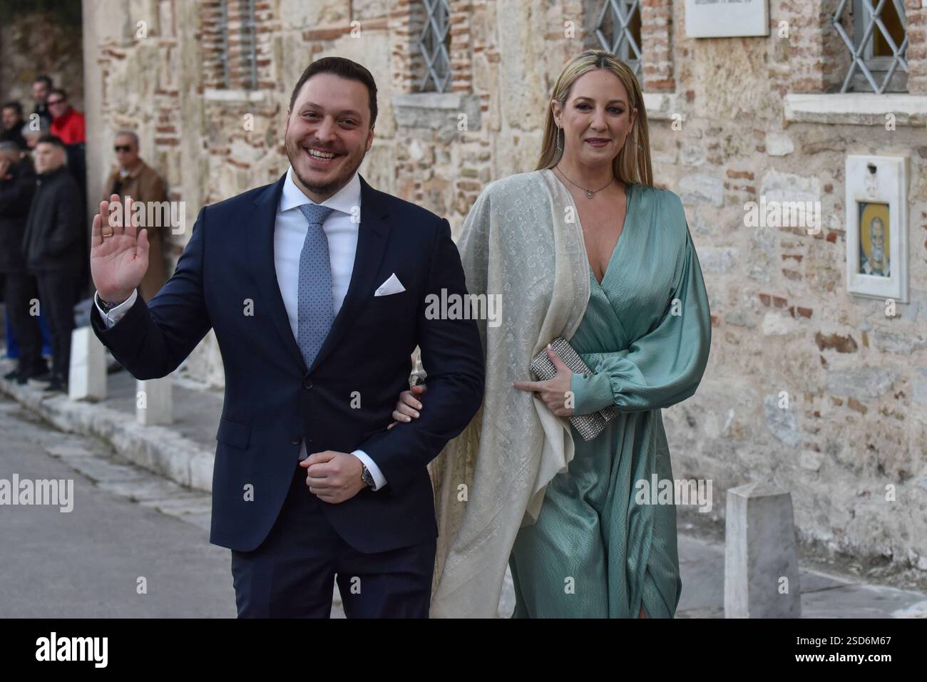 Royal wedding of Prince Nikolaos of Greece and Chrysi Vardinogianni in ...