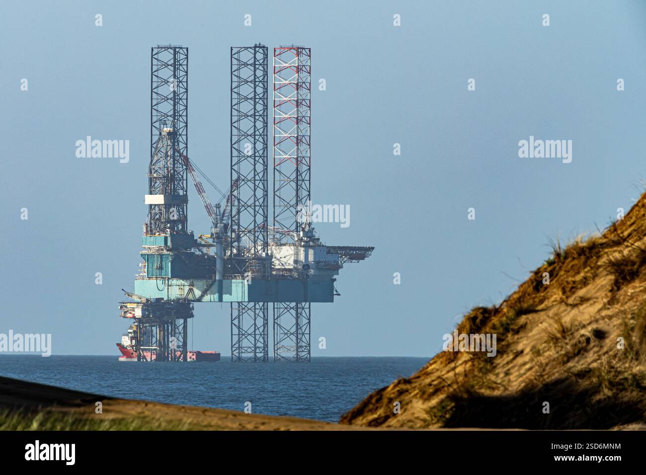 Liverpool Bay, Irish Sea, UK - October 19 2024 :Valaris Norway Jack up ...