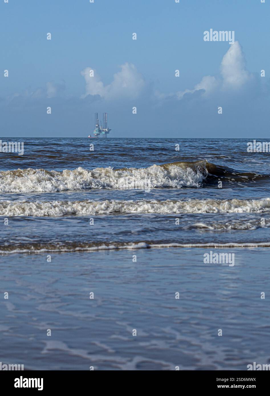 Liverpool Bay, Irish Sea, UK - October 19 2024 :Valaris Norway Jack up ...