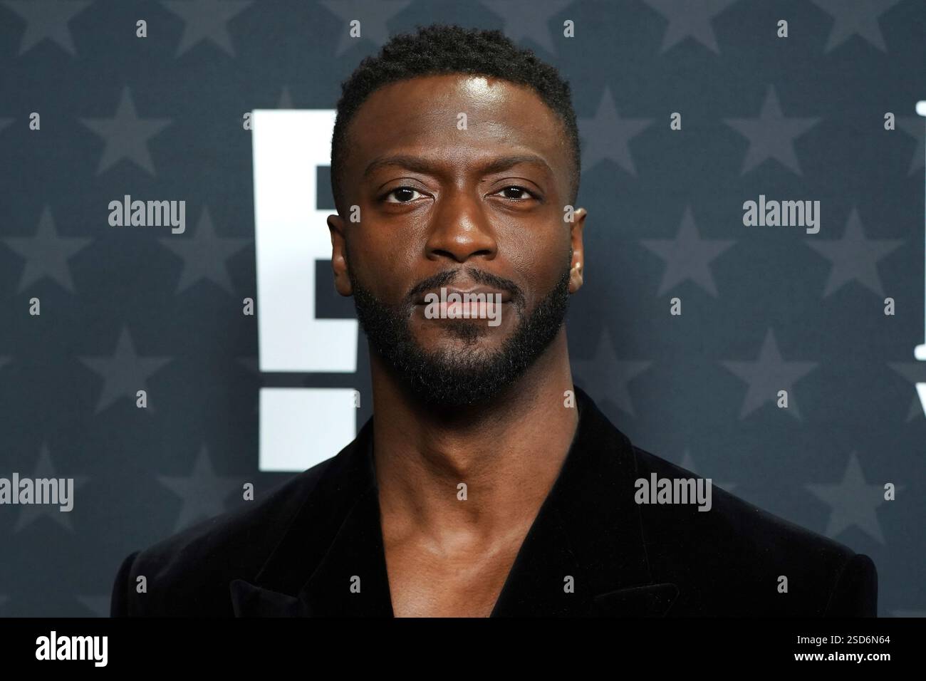 Aldis Hodge arrives at the 30th Critics Choice Awards on Friday, Feb. 7 ...