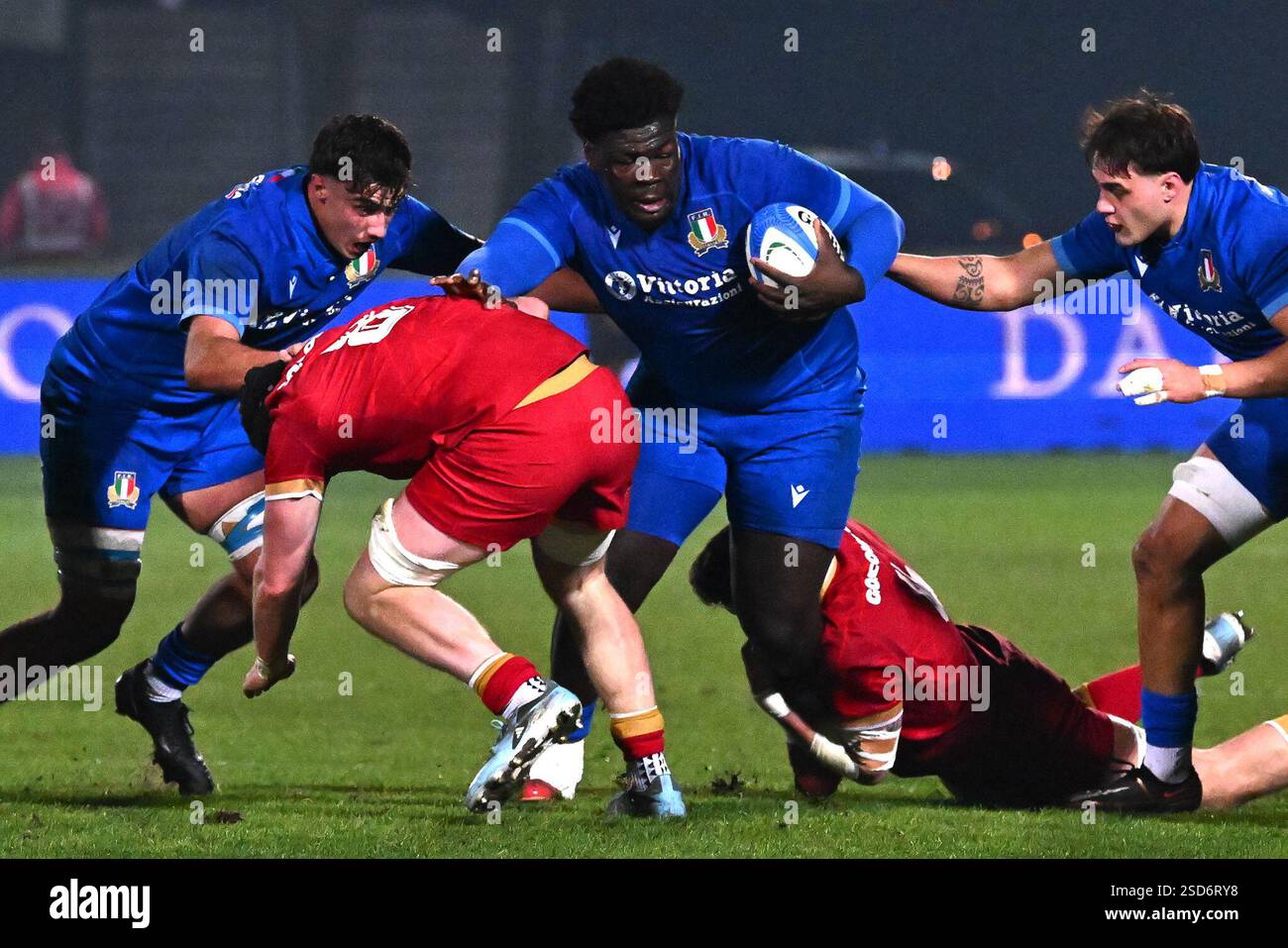 Monigo, Italy. 07th Feb, 2025. Enoch Opoku Gyamfi ( Italy U20 ). Italia ...