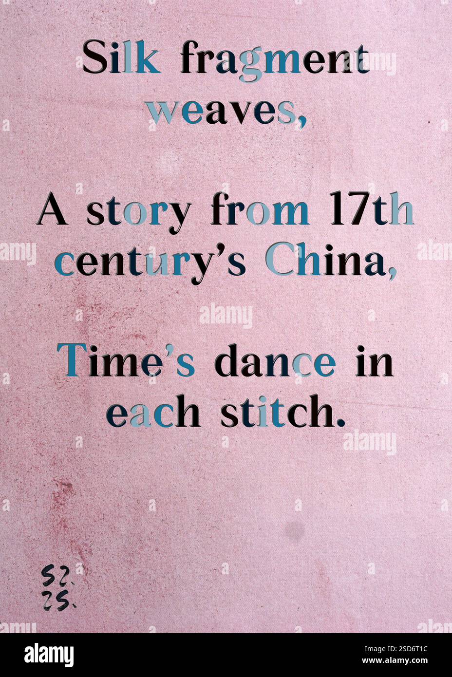 Silk fragment weaves, A story from 17th century's China, Time's dance ...