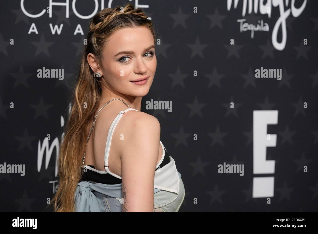 Joey King arrives at the 30th Critics Choice Awards on Friday, Feb. 7 ...