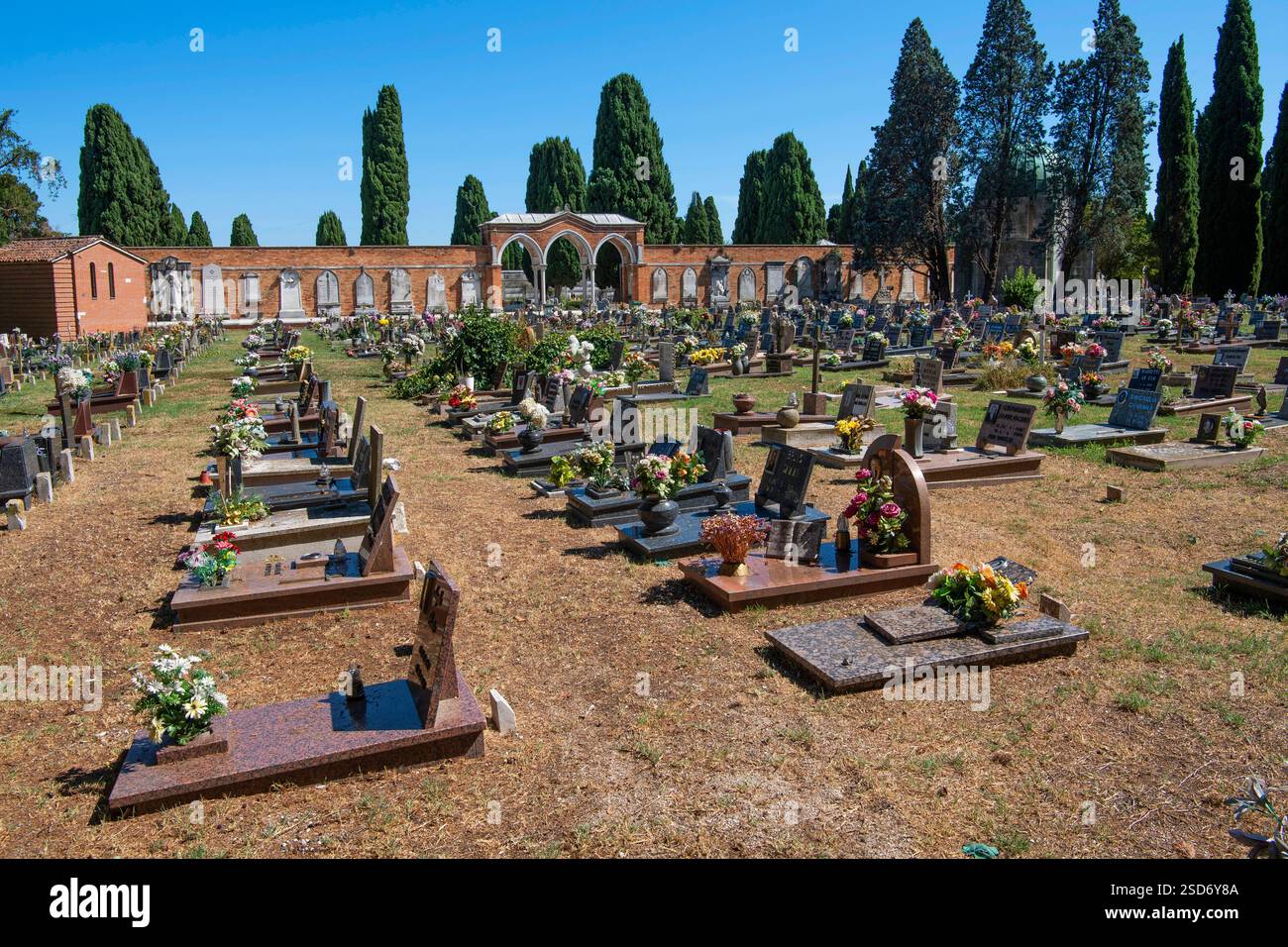 Isle of the Dead San Michele, Venice Cemetery, Italy, Venice Stock ...