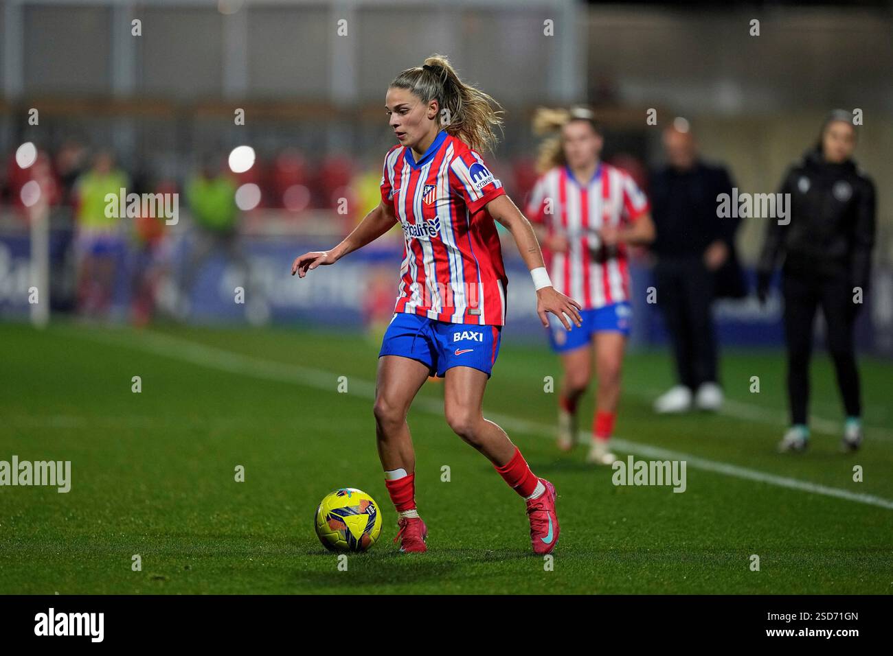 Giovana Queiroz of Atletico de Madrid in action during the Spanish ...