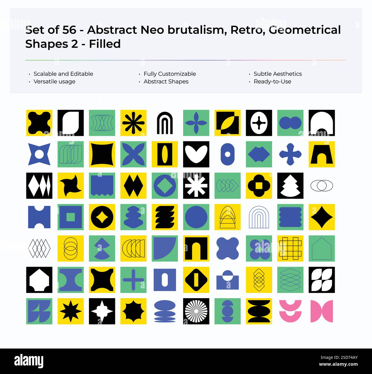 Scalable filled design assets hi-res stock photography and images - Alamy