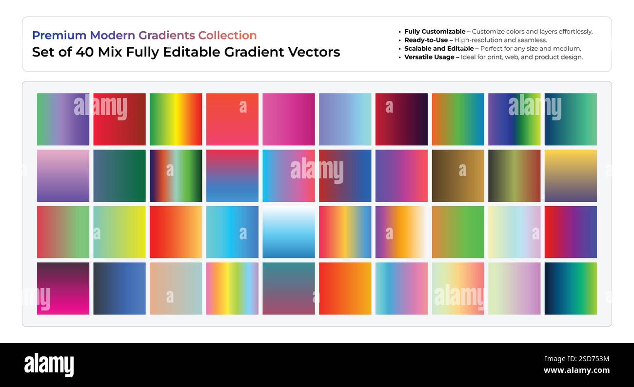 Mix editable gradients hi-res stock photography and images - Alamy