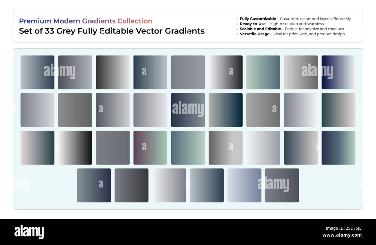 Professional grey gradient assets hi-res stock photography and images - Alamy