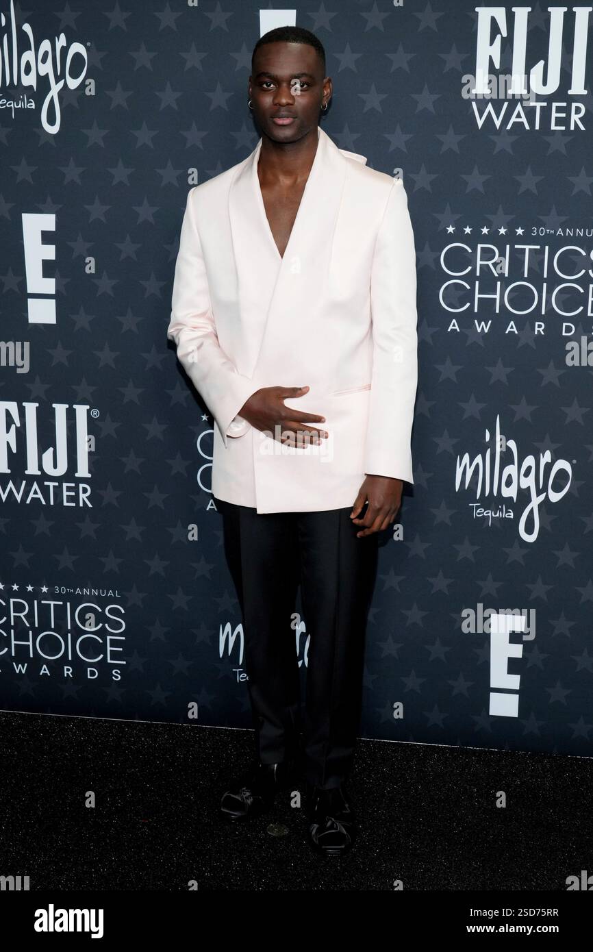 Ethan Herisse arrives at the 30th Critics Choice Awards on Friday, Feb ...