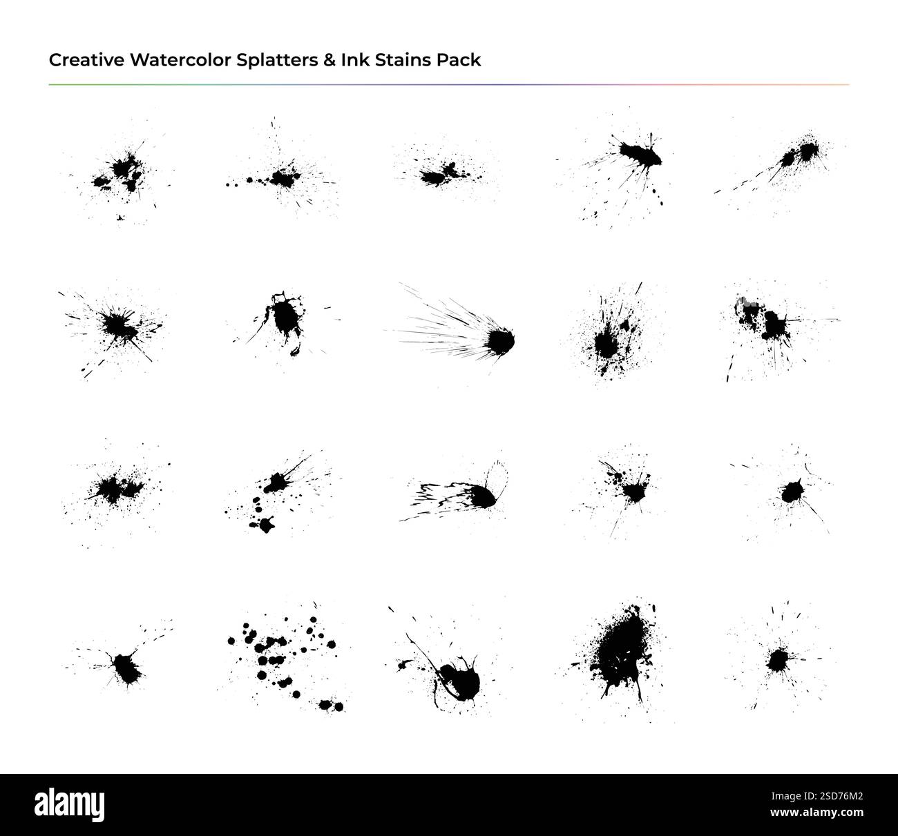 Expressive paint textures Stock Vector Images - Alamy