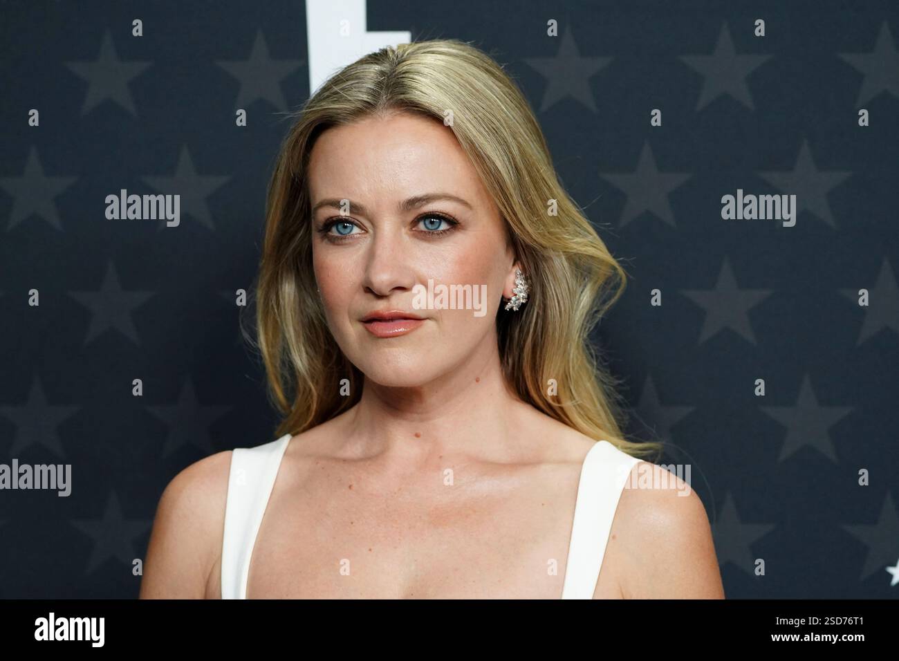 Meredith Hagner arrives at the 30th Critics Choice Awards on Friday ...
