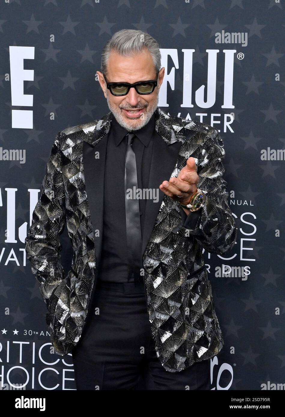 Jeff Goldblum attends the 30th annual Critics' Choice Awards at the ...
